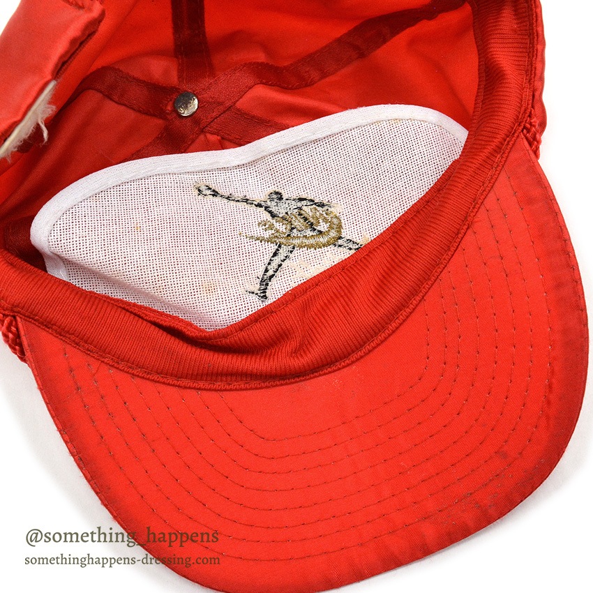 1990's BOOTLEG NIKE AIR JORDAN FLIGHT NYLON CAP RED ... | 確認用 ...