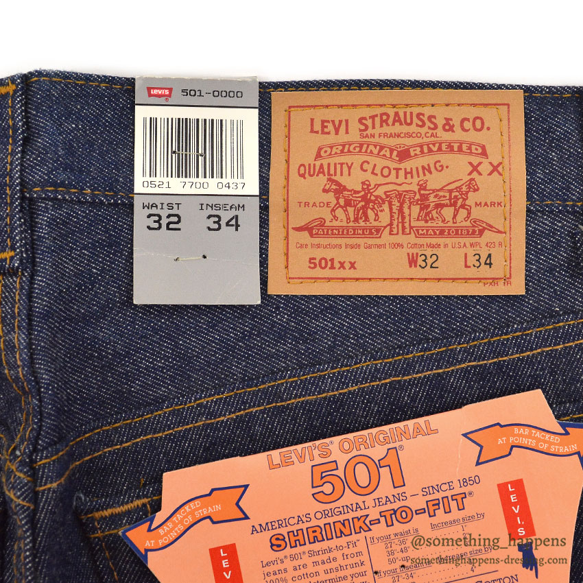 1990's DEADSTOCK Levi's 501 DENIM PANTS ... W32/L34 | 確認用 BOTTOMS SOLD | | SomethingHappens