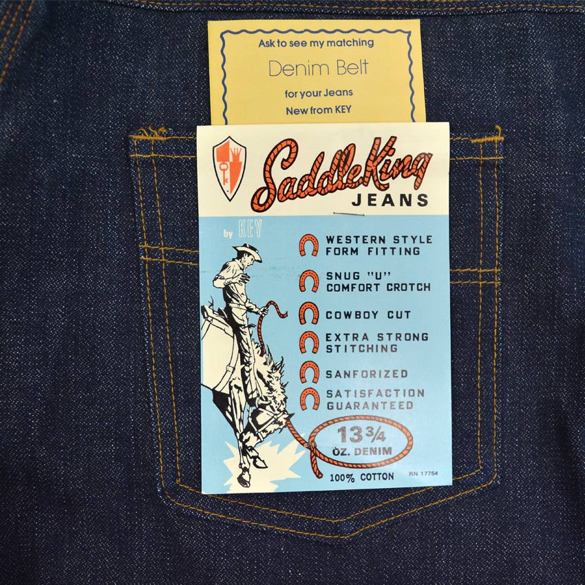 ～1970's DEADSTOCK Saddle King JEANS by KEY DENIM PANTS ... W33 L36 | 確認 ...