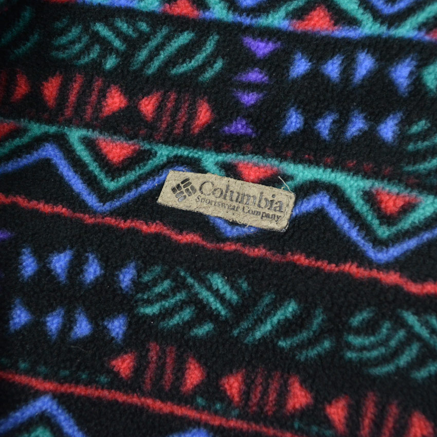 90's Columbia Native Pattern Fleece Jacket USA製 ... L | 確認用 JACKET SOLD ...