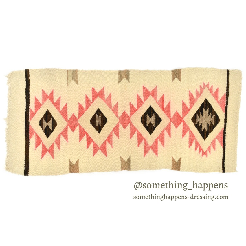 c.1940's NAVAJO RUG DIAMONDS PATTERN ... 92cm×40cm | Home Decor,SOLD ...