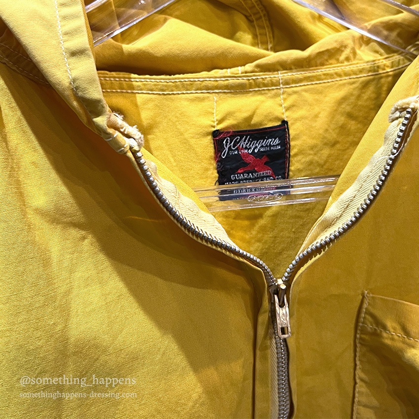 1950's~ JC HIGGINS HUNTING YELLOW COTTON PARKA ... | 確認用 JACKET SOLD ...
