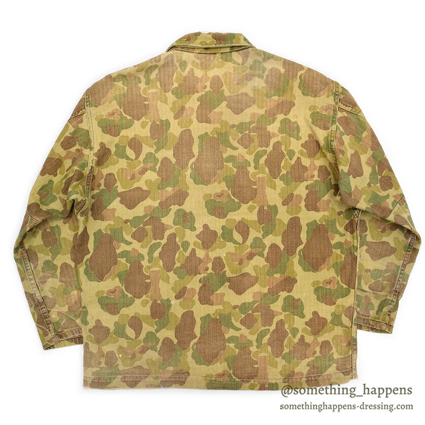 1940's U.S.ARMY WW2 FROG SKIN CAMO HBT JACKET / MODIFIED ... 36R | NEW ...