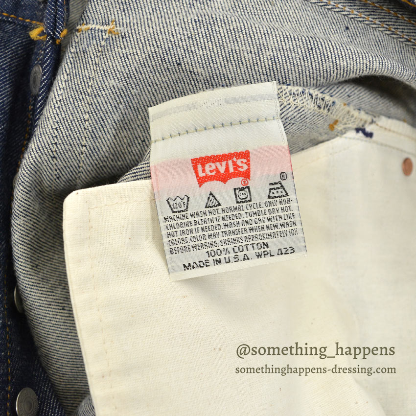 1990's DEADSTOCK Levi's 501 DENIM PANTS USA製 ... W35/L30 | BOTTOMS | | SomethingHappens