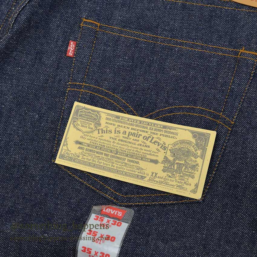 1990's DEADSTOCK Levi's 501 DENIM PANTS USA製 ... W35/L30 | BOTTOMS | | SomethingHappens
