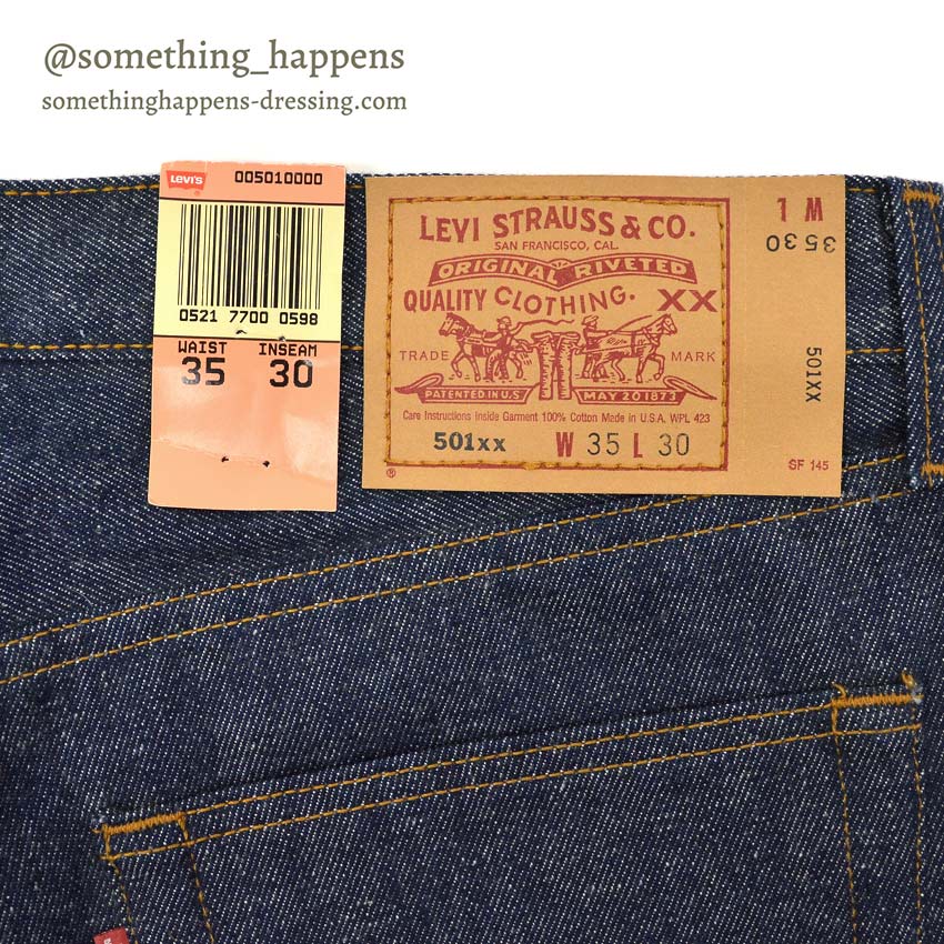 1990's DEADSTOCK Levi's 501 DENIM PANTS USA製 ... W35/L30 | BOTTOMS | | SomethingHappens