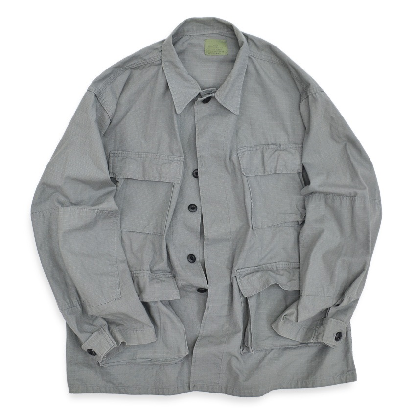 1980's ATLANCO 民間 BDU JACKET PEWTER GRAY ... L-R | 確認用 JACKET SOLD ...