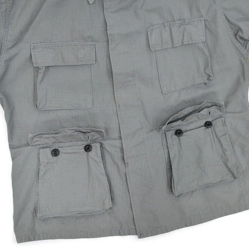 1980's ATLANCO 民間 BDU JACKET PEWTER GRAY ... L-R | 確認用 JACKET SOLD ...