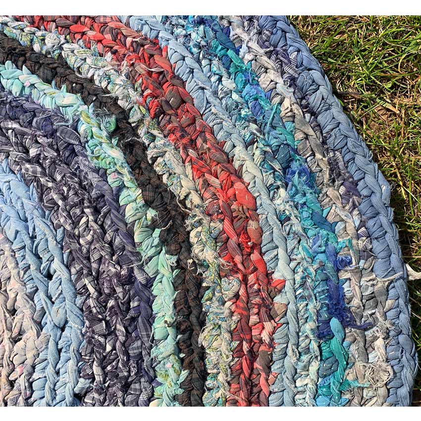 Old American Circle Braided Rug Handmade ... 中 78cm | Home Decor,SOLD ...