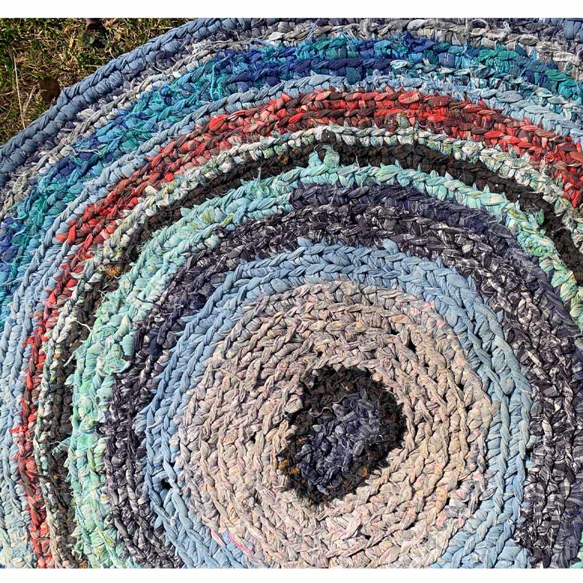 Old American Circle Braided Rug Handmade ... 中 78cm | Home Decor,SOLD ...
