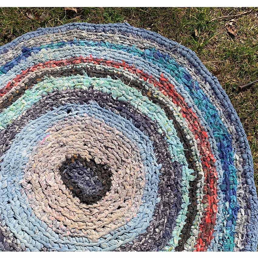 Old American Circle Braided Rug Handmade ... 中 78cm | Home Decor,SOLD ...