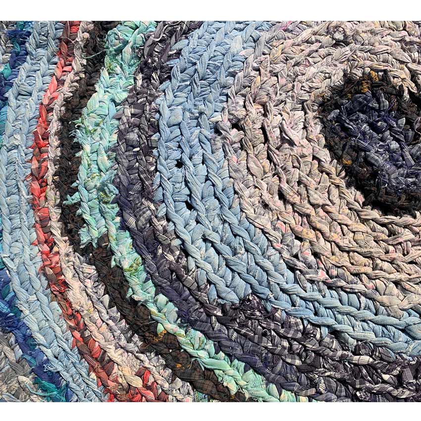 Old American Circle Braided Rug Handmade ... 中 78cm | Home Decor,SOLD ...