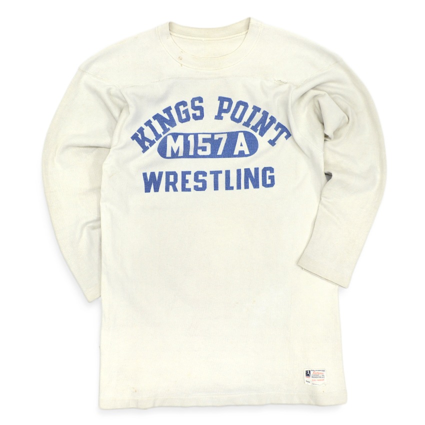 1950's CHAMPION USMMA KINGS POINT WRESTLING T-SHIRT デカランタグ ... M | 確認用 ...