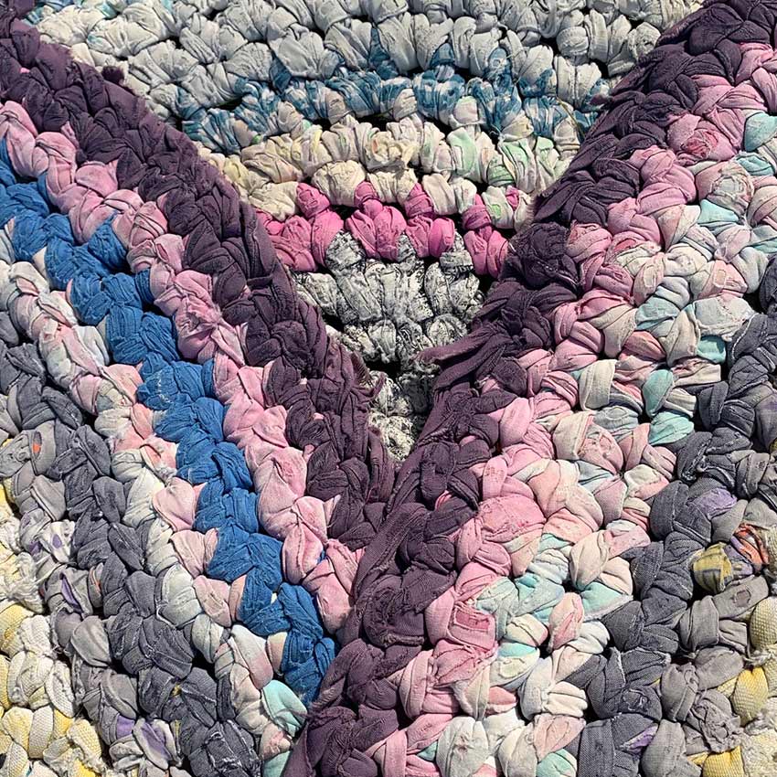 Old American Circle Braided Rug Handmade ... 大 118cm | Home Decor,SOLD ...