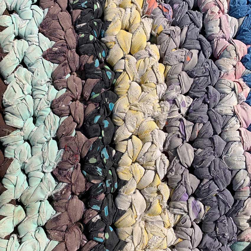 Old American Circle Braided Rug Handmade ... 大 118cm | Home Decor,SOLD ...