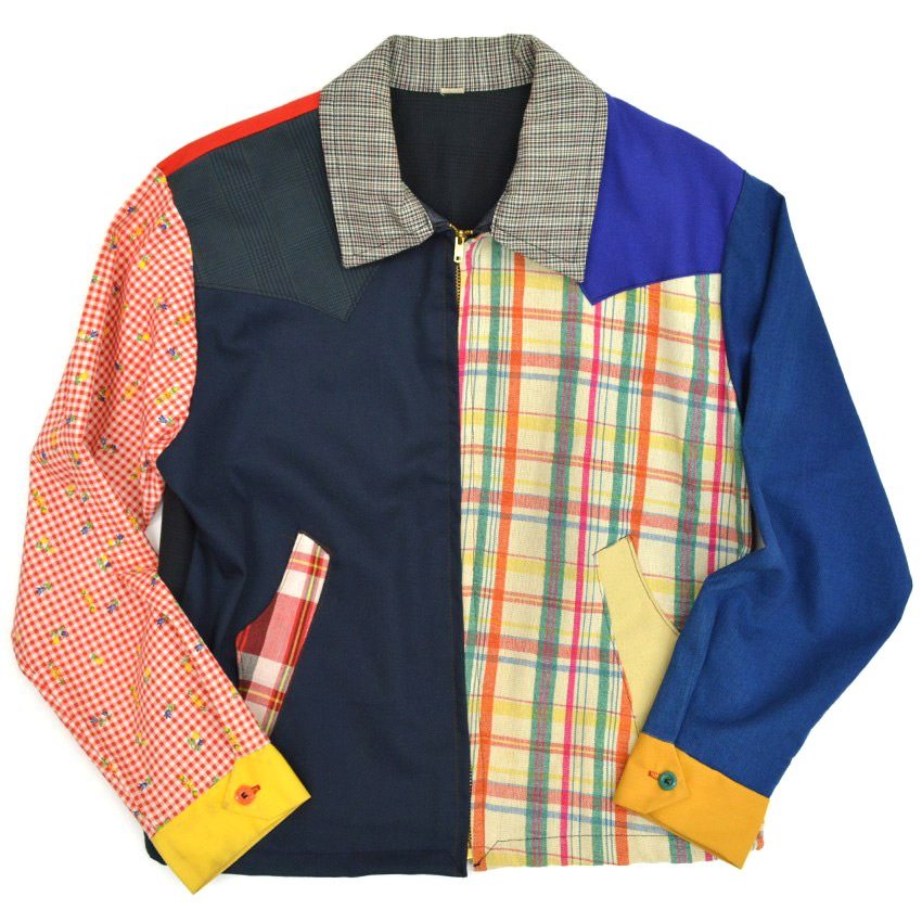 60's～ Crazy Pattern Zip up Jacket... | 確認用 JACKET SOLD | | SomethingHappens