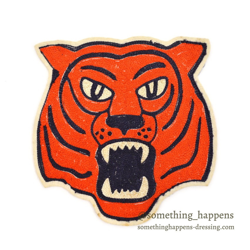 OLD TIGER CHAIN STITCH EMBROIDERY PATCH ... | SOLD | | SomethingHappens