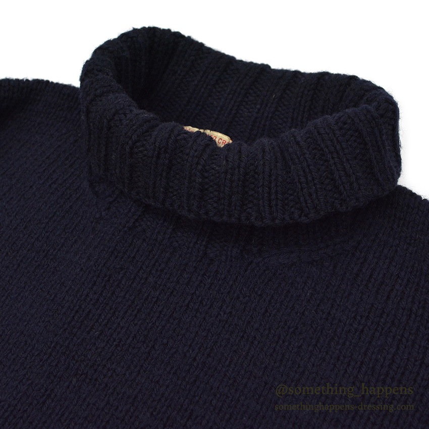1940's AMERICAN RED CROSS WW2 TURTLE NECK WOOL SWEATER NAVY ... | 確認用 ...