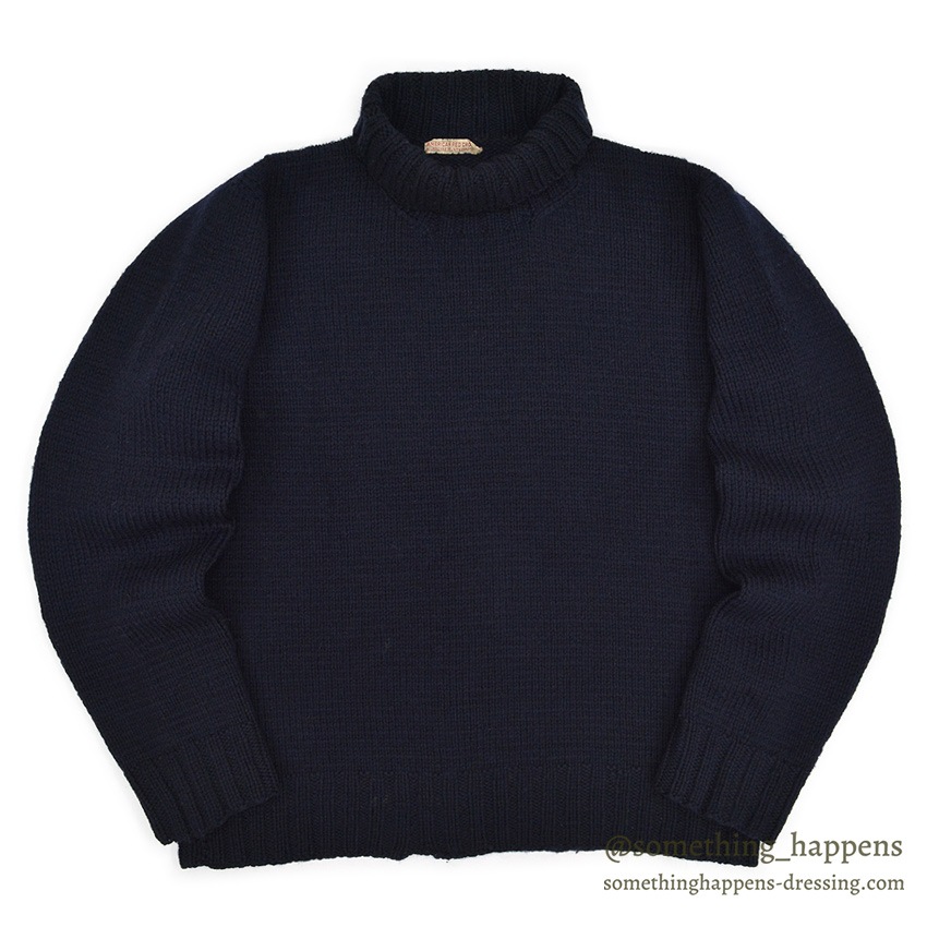 1940's AMERICAN RED CROSS WW2 TURTLE NECK WOOL SWEATER NAVY ... | 確認用 ...