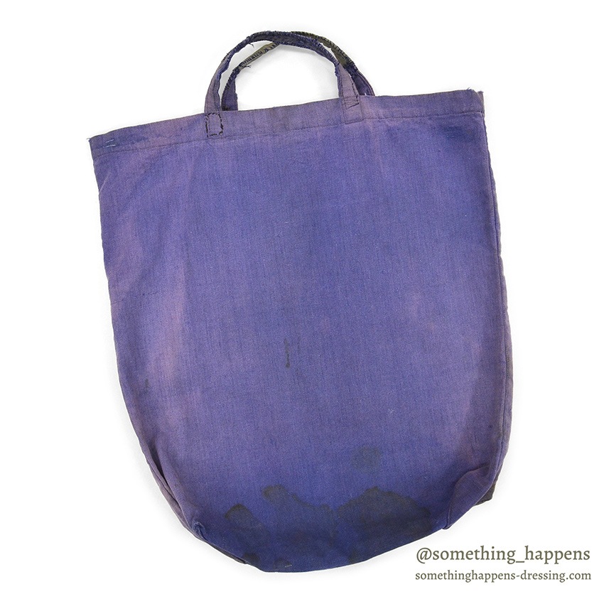 ~1950's HOME MADE FADED BLUE CANVAS TOTE BAG ... | 確認用 ACCESSORIES SOLD ...