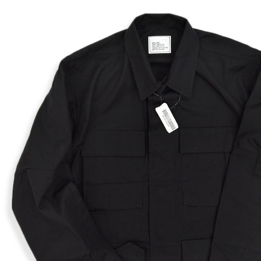 1990's DEADSTOCK U.S.ARMY BLACK 357 BDU JACKET ... SMALL-SHORT | 確認用 JACKET SOLD ...