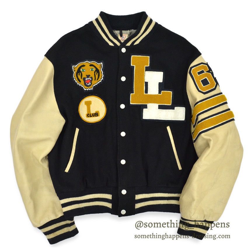 ～1960's GENERAL ATHLETIC PRODUCTS CO. LIONS CLUB LETTERMAN JACKET ...