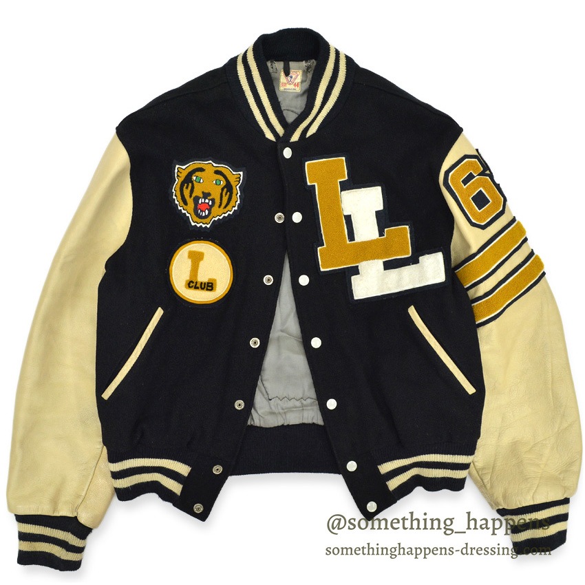 ～1960's GENERAL ATHLETIC PRODUCTS CO. LIONS CLUB LETTERMAN JACKET ...