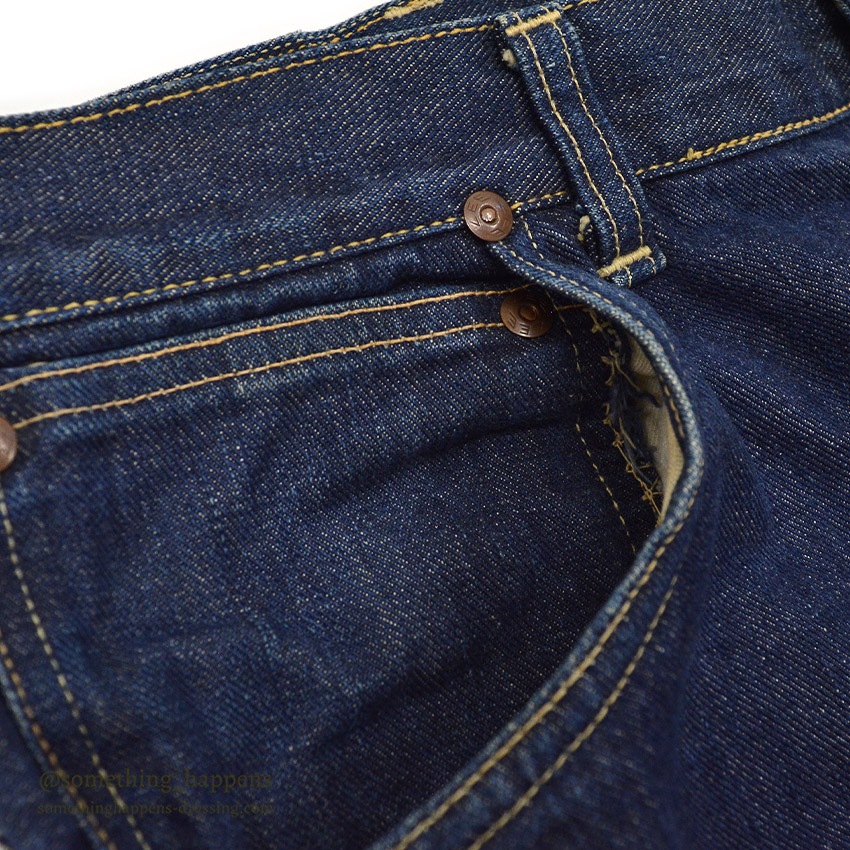 1960's Lee RIDERS 101Z DENIM PANTS DARK / CENTER BLACK TAG ... W36/L35 ...