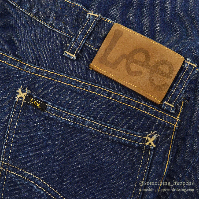 1960's Lee RIDERS 101Z DENIM PANTS DARK / CENTER BLACK TAG ... W36/L35 ...