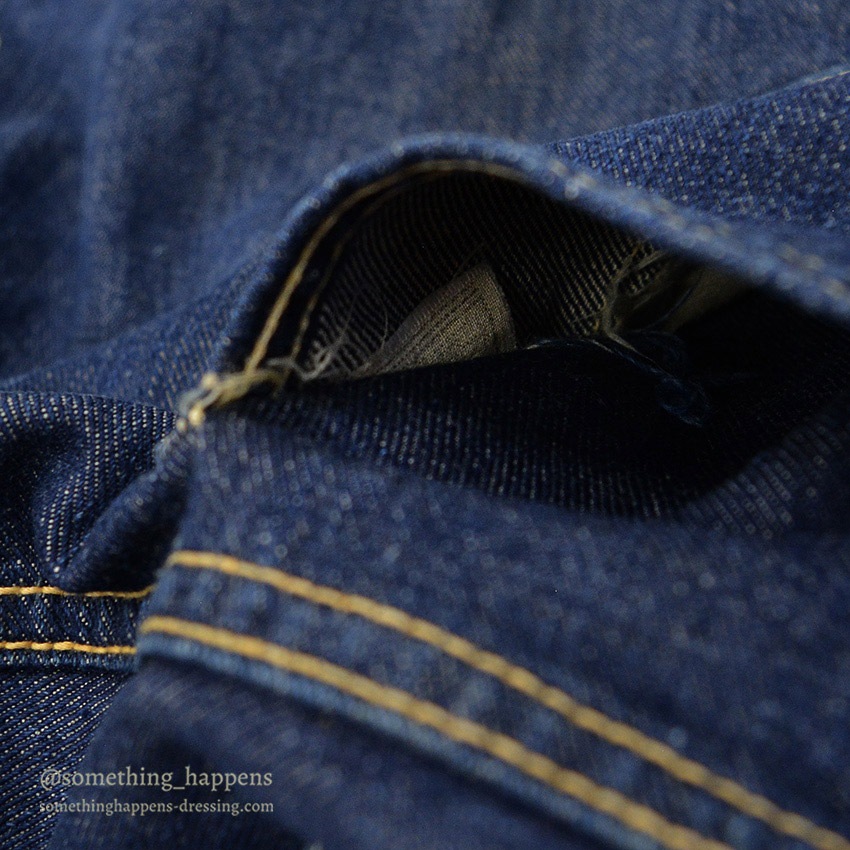 1960's Lee RIDERS 101Z DENIM PANTS DARK / CENTER BLACK TAG ... W36/L35 ...