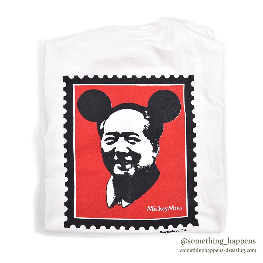 1990's~ HANES MICKEY MAO ART T-SHIRT ... M | 確認用 ART SOLD ...