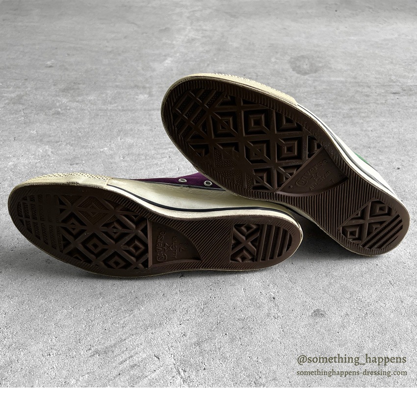 1980's CONVERSE ALL STAR MULTI CRAZY PATTERN HI ... 7 1/2 | 確認用 SHOES ...