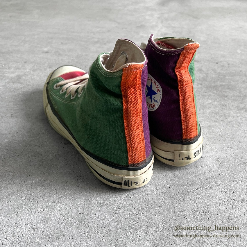 1980's CONVERSE ALL STAR MULTI CRAZY PATTERN HI ... 7 1/2 | 確認用 SHOES ...