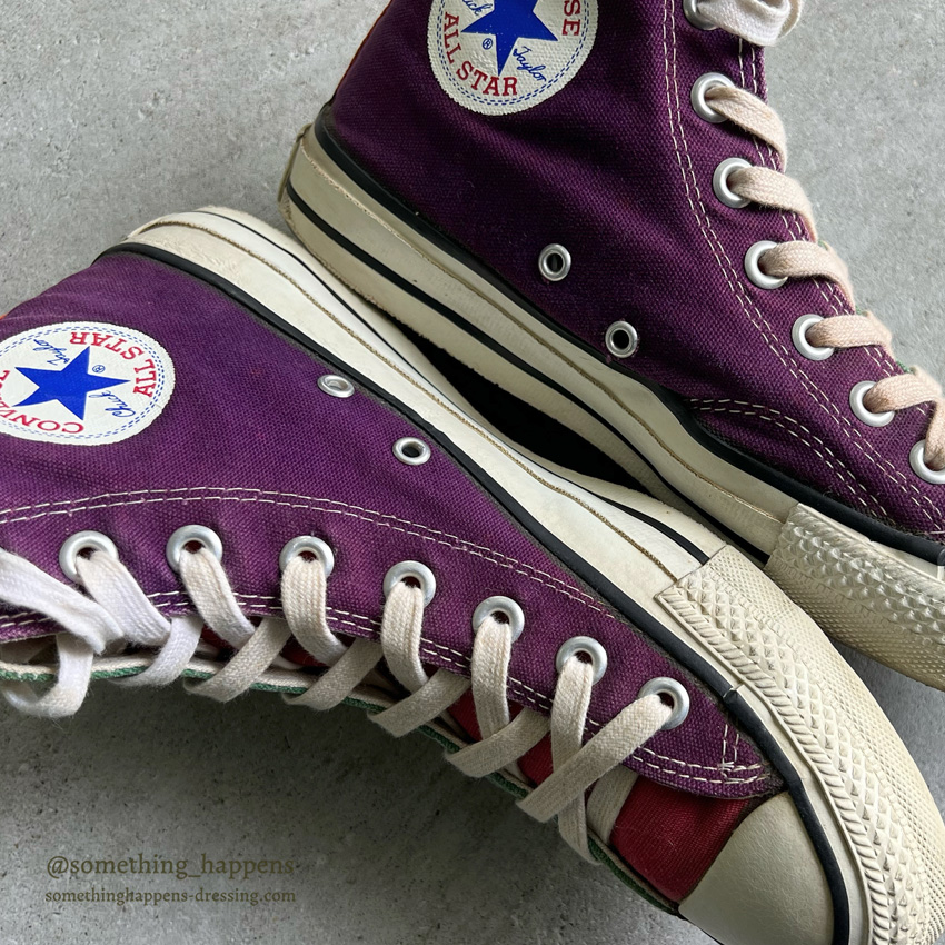 1980's CONVERSE ALL STAR MULTI CRAZY PATTERN HI ... 7 1/2 | 確認用 SHOES ...