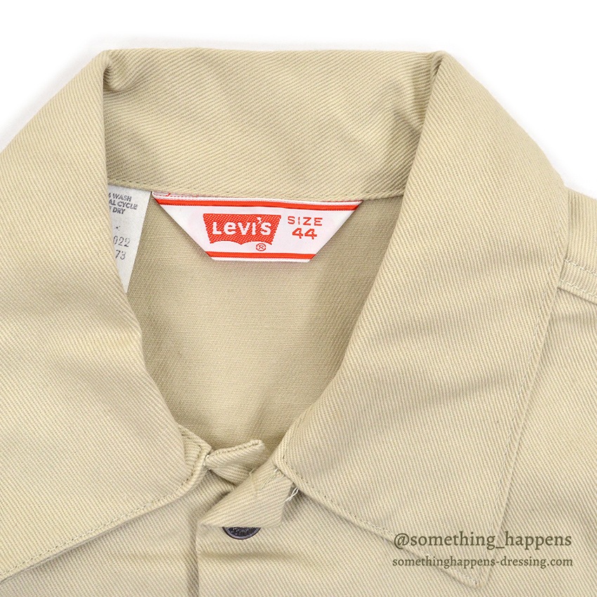 1970's DEADSTOCK Levi's 70505-1022 COTTON TWILL JACKET ... 44 | 確認用 JACKET SOLD | | SomethingHappens
