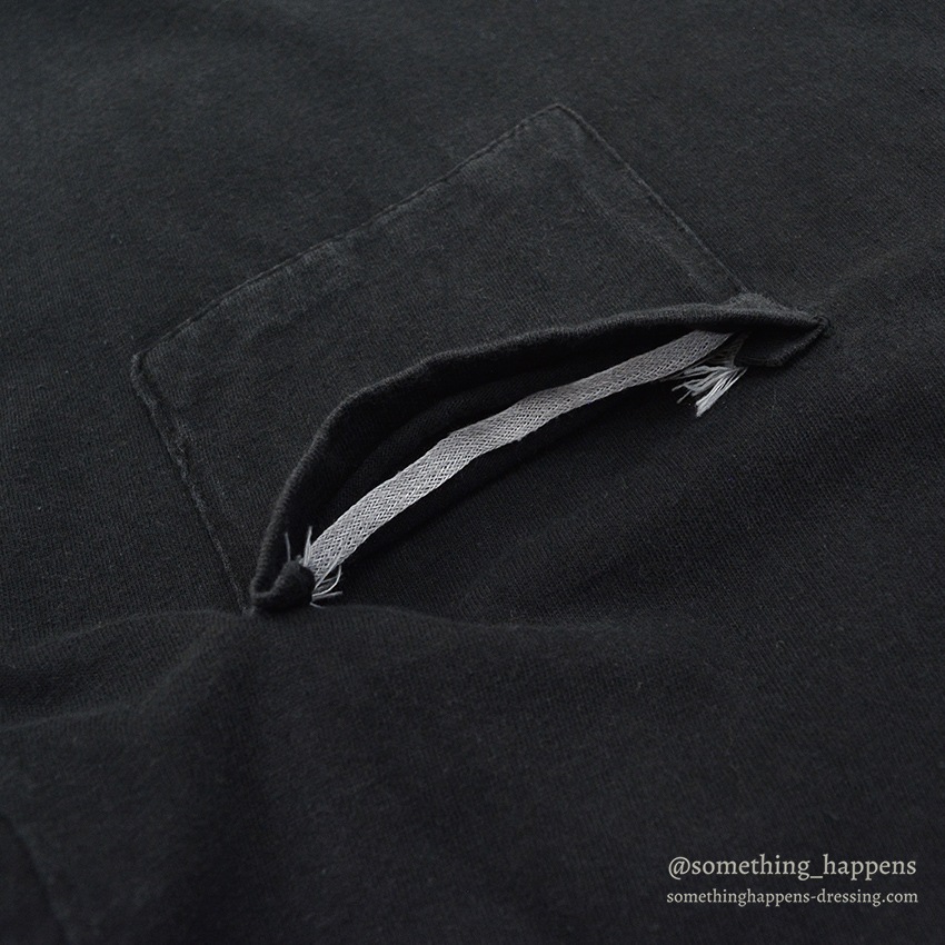1970's~ BLACK PLAIN POCKET T-SHIRT ... | 確認用 TOPS SOLD | | SomethingHappens