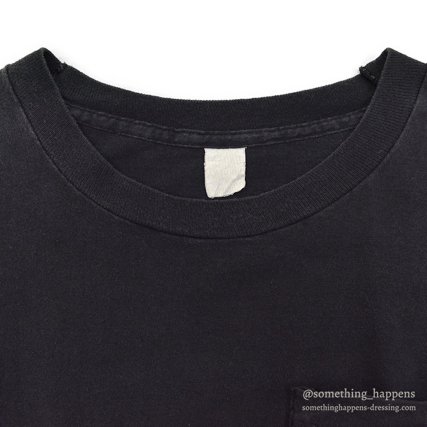 1970's~ BLACK PLAIN POCKET T-SHIRT ... | 確認用 TOPS SOLD | | SomethingHappens