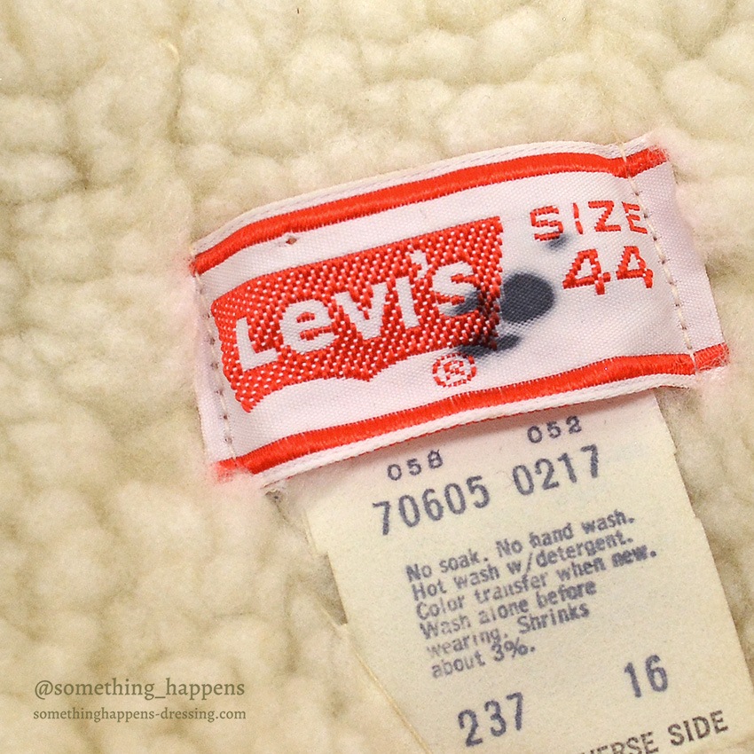 1970's DEADSTOCK Levi's 70605-0217 DENIM BOA JACKET ... 44 | NEW ARRIVALS | | SomethingHappens