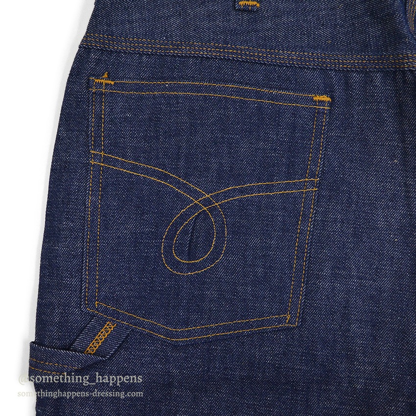 1960's DEADSTOCK KEY WORK CLOTHING DENIM PAINTER PANTS ... W36/L34 ...