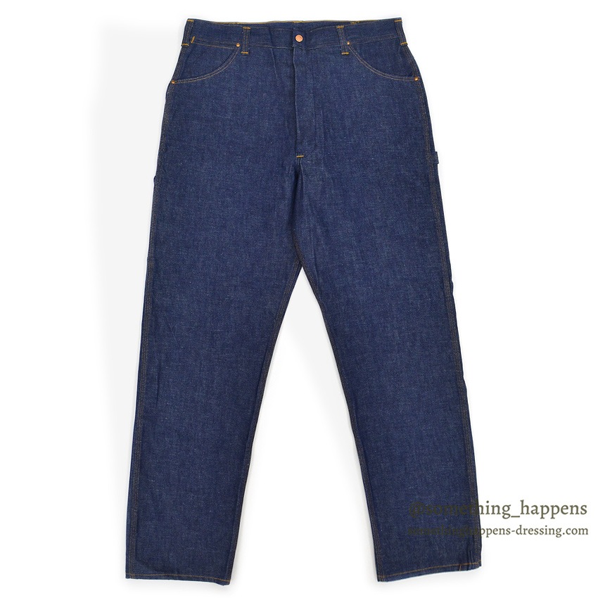 1960's DEADSTOCK KEY WORK CLOTHING DENIM PAINTER PANTS ... W36/L34 ...