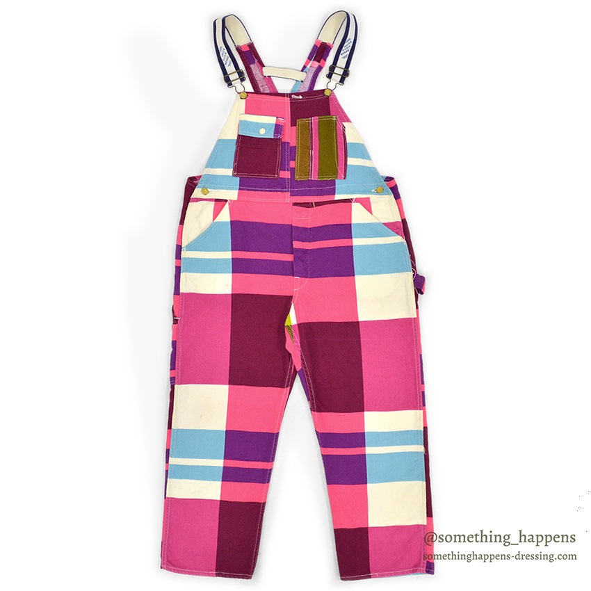 1960's~ SKYR CRAZY COLOR WORK OVERALL ... W38/L28 | 確認用 BOTTOMS SOLD ...