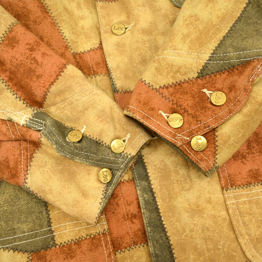 70's Lee Print Patchwork Boa Lining Coverall ... Mint | 確認用 JACKET SOLD ...