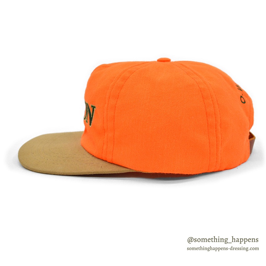 1990's FILSON O.W.A.A. ORANGE/TAN CAP ... | 確認用 ACCESSORIES SOLD ...