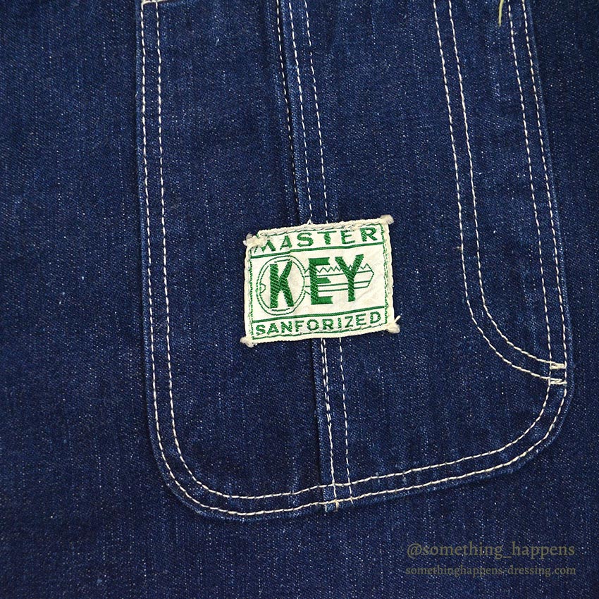 1950's MASTER KEY DENIM COVERALL / DARK ... | 確認用 JACKET SOLD ...