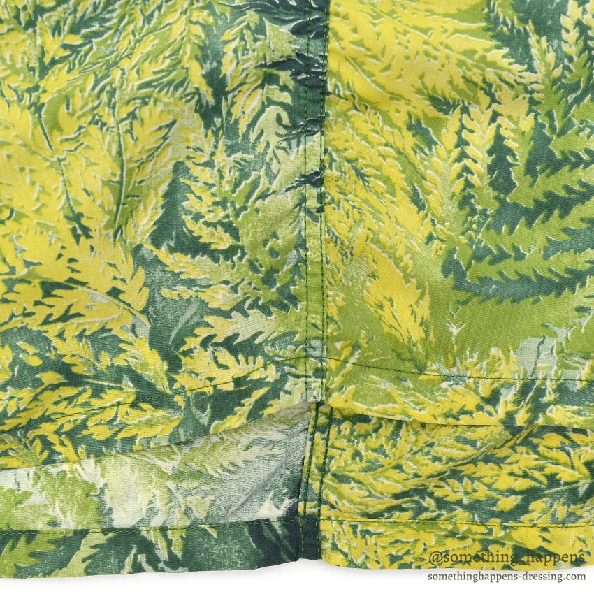 1950's KAMEHAMEHA LEAF PATTERN NYLON ALOHA SHIRT ... L | 確認用 TOPS SOLD ...
