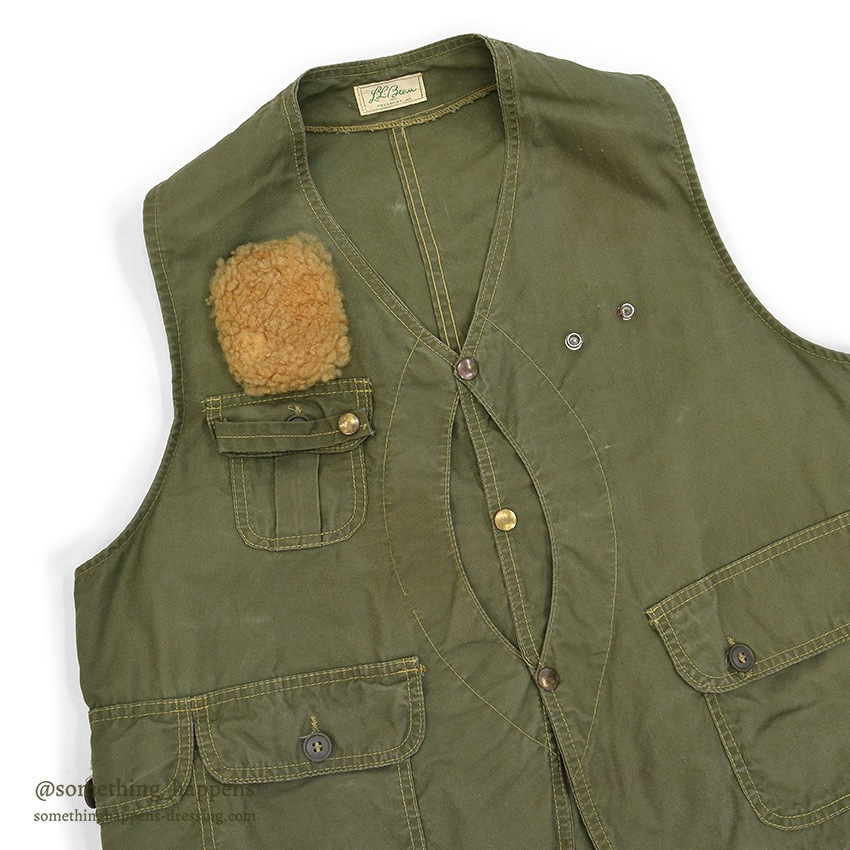 1960's L.L.BEAN FISHING VEST HALF MOON POCKET ... | 確認用 TOPS SOLD ...