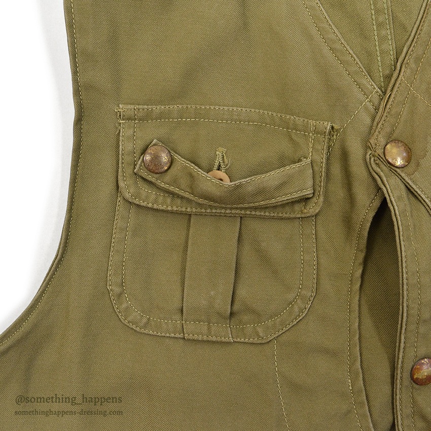 1950's L.L.BEAN FISHING VEST HALF MOON POCKET ... | 確認用 TOPS SOLD ...