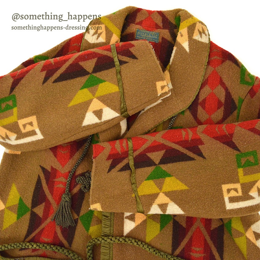 1920's PENDLETON INDIAN BLANKET COAT CHIEF BROWN ... | 確認用 JACKET SOLD ...