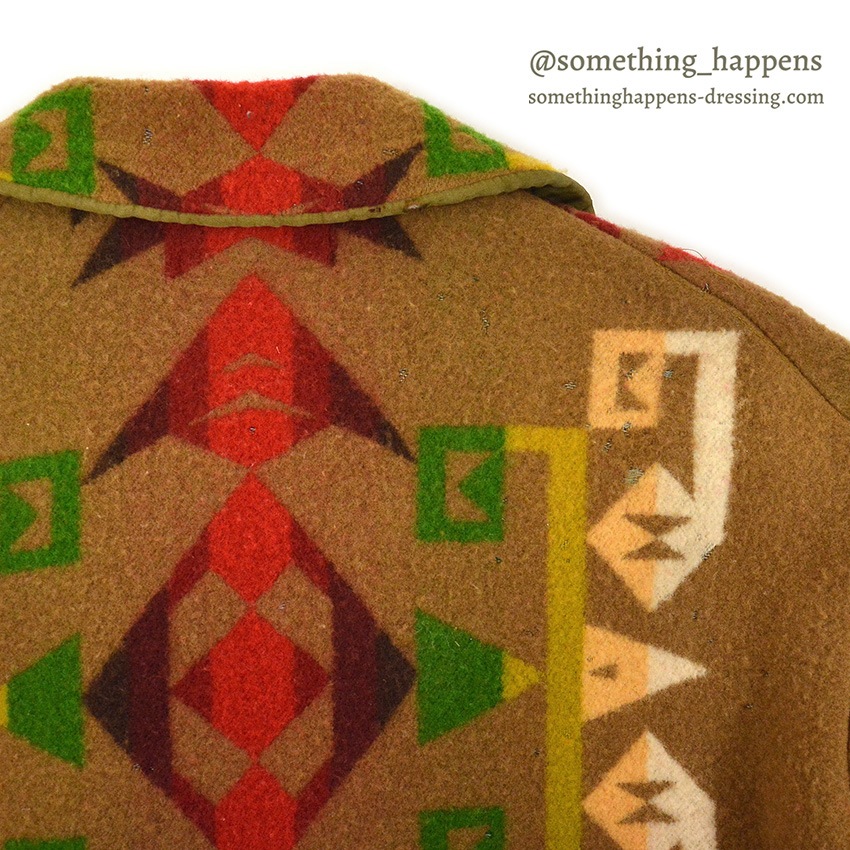 1920's PENDLETON INDIAN BLANKET COAT CHIEF BROWN ... | 確認用 JACKET SOLD ...