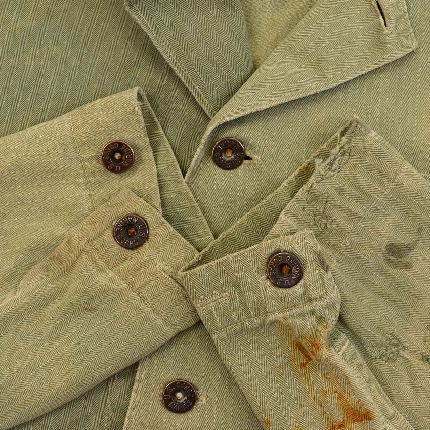 1940's U.S.M.C. P-41 HBT JACKET BLEACH CAMO ... Fits like 36 | 確認用 ...